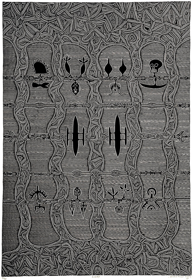 Links By Billy Missi - Printmaking - Cairns Art Gallery