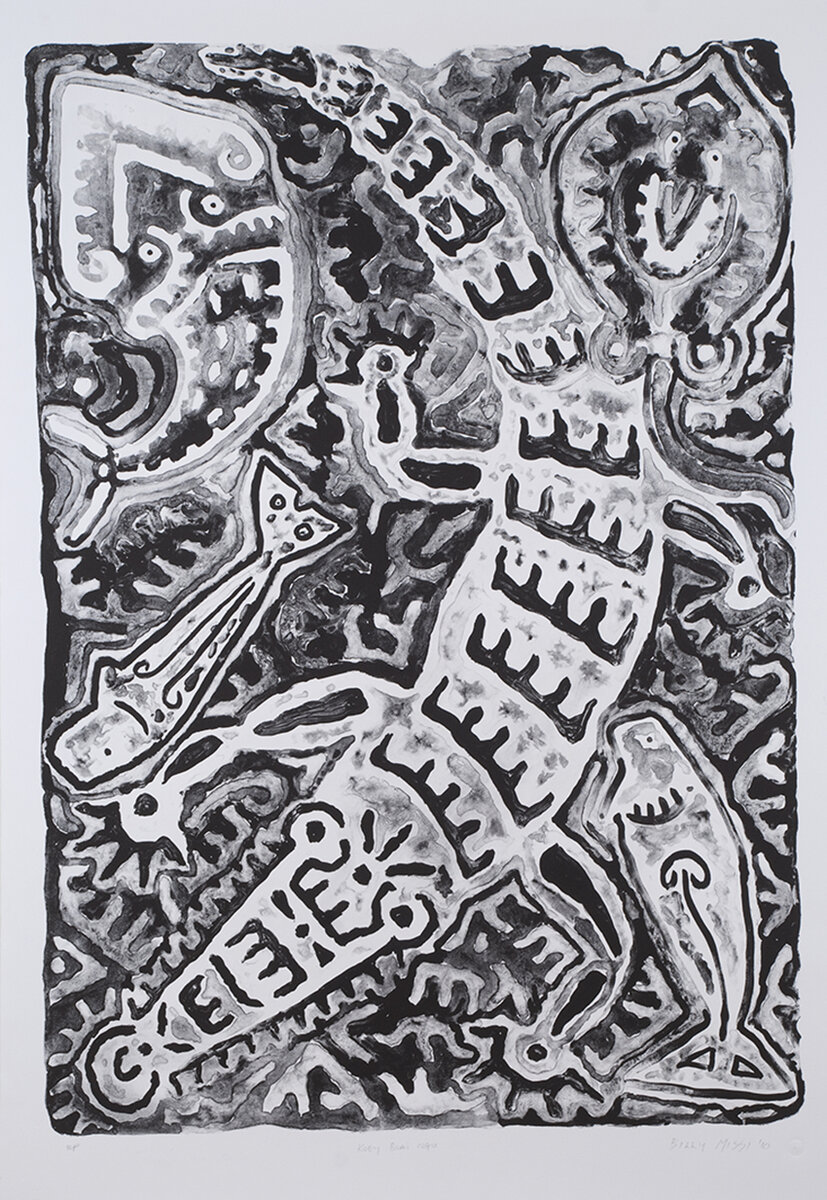 Koey Buai Ngu By Billy Missi - Printmaking - Cairns Art Gallery